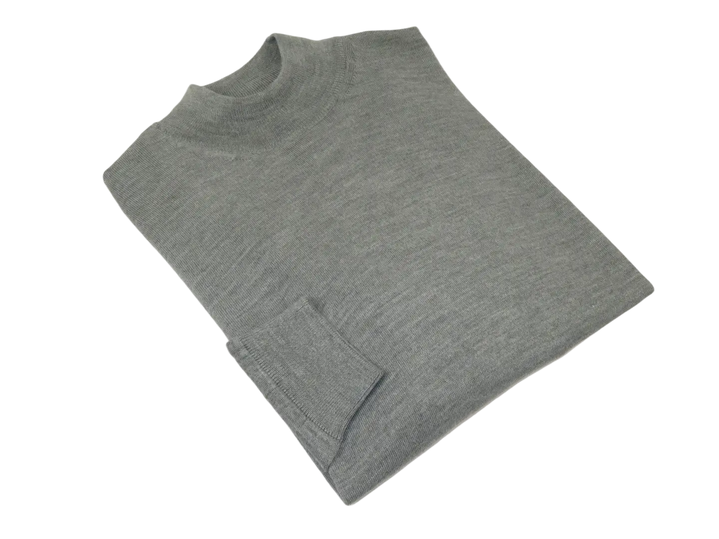 Men PRINCELY Italian Wool Blend Pullover Mock Slim 84001-00 Azof Gray ...