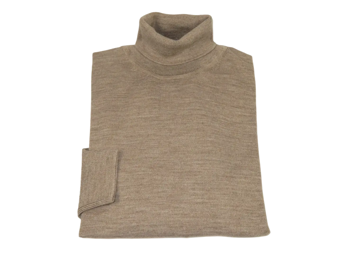Men PRINCELY Italian Wool Blend Turtle Neck Pullover Slim 84001-80 Tan ...