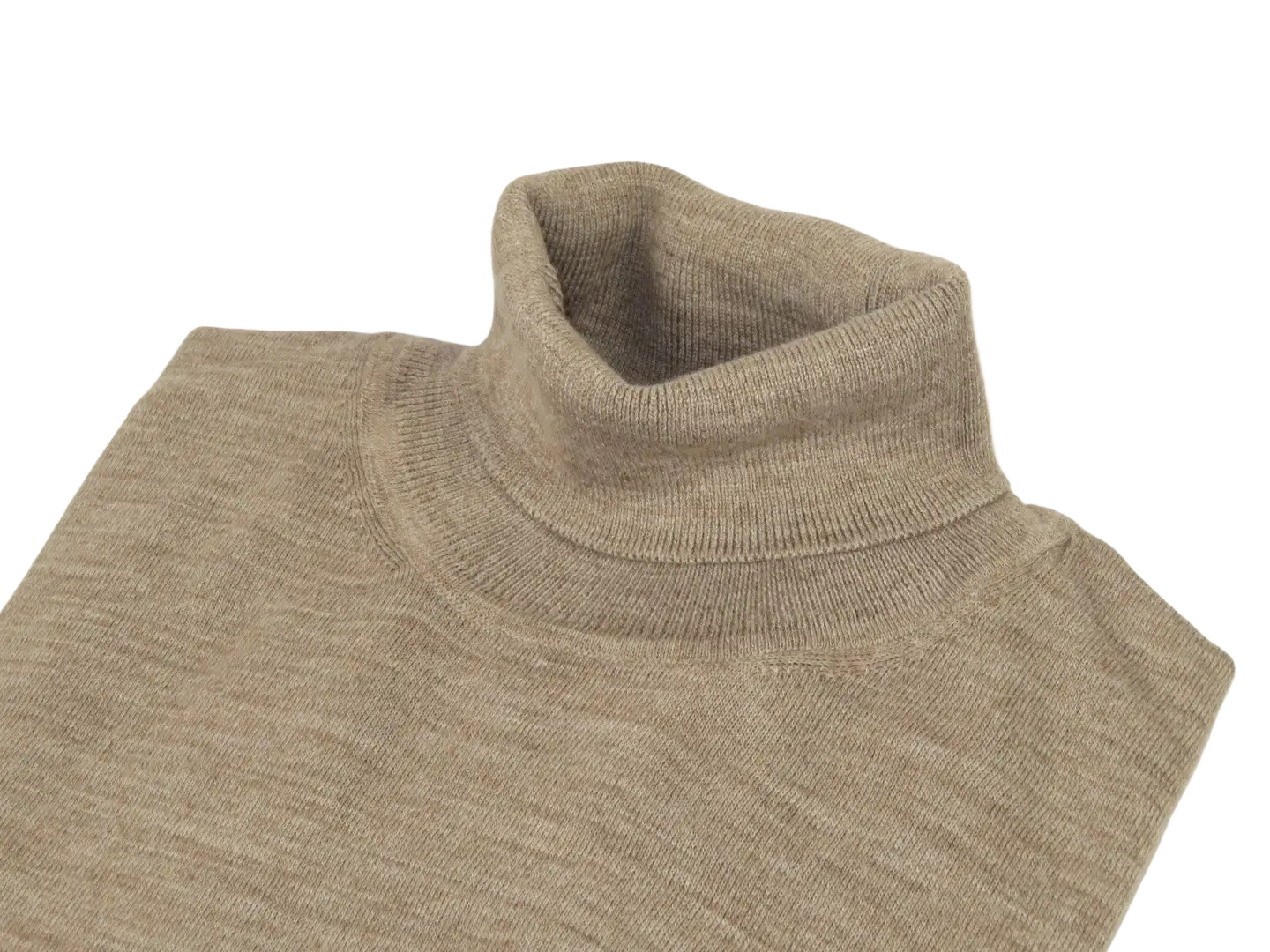 Men PRINCELY Italian Wool Blend Turtle Neck Pullover Slim 84001-80 Tan ...