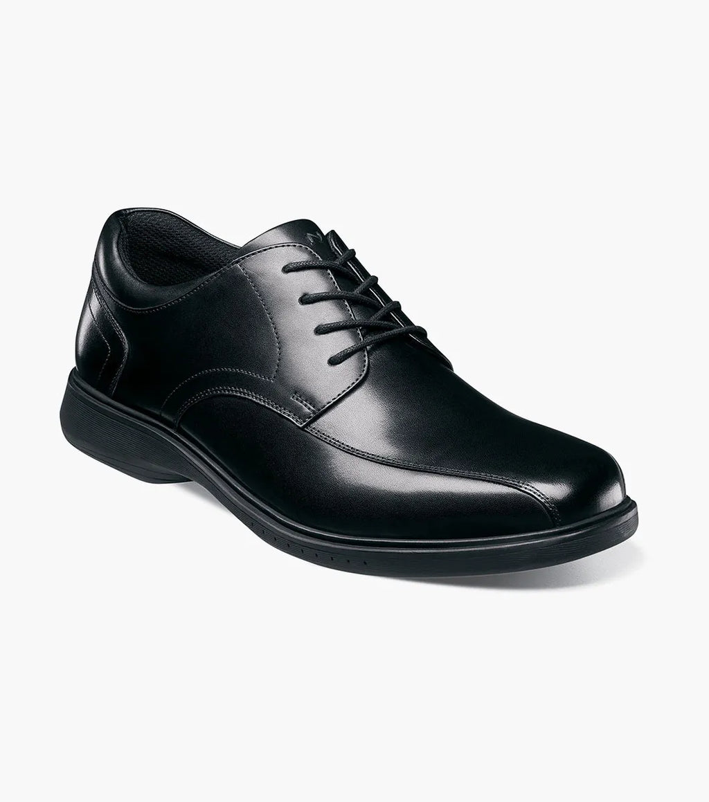 Nunn Bush KORE Pro Bike Toe Oxford Dress Shoes Black Leather 84943-001 – J.Valintin Men's Wear ...