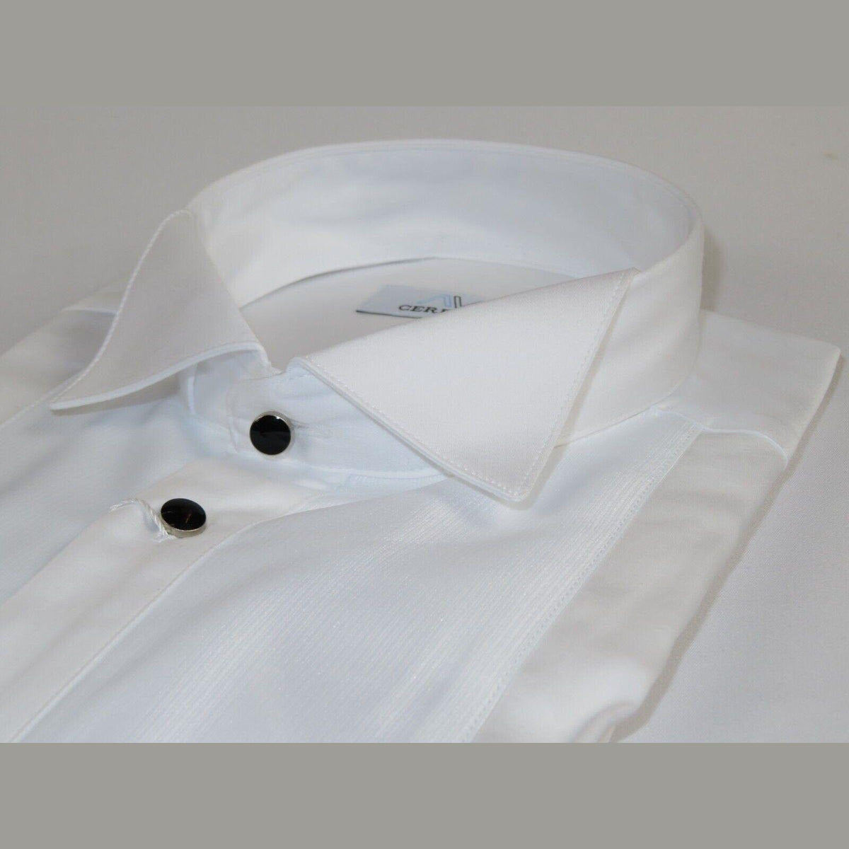 Mens CEREMONIA Tuxedo Formal Shirt 100% Cotton Turkey Slim Fit #stn 13 ...