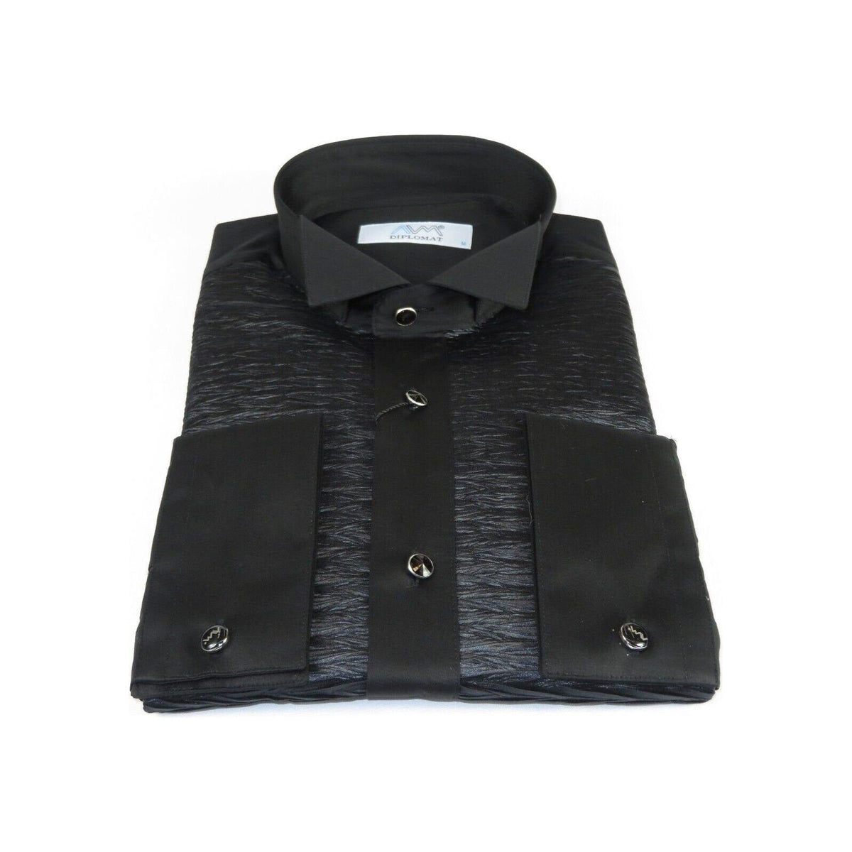 Mens CEREMONIA Tuxedo shiny Shirt 100% Cotton Turkey Slim Fit #stn 15 ...